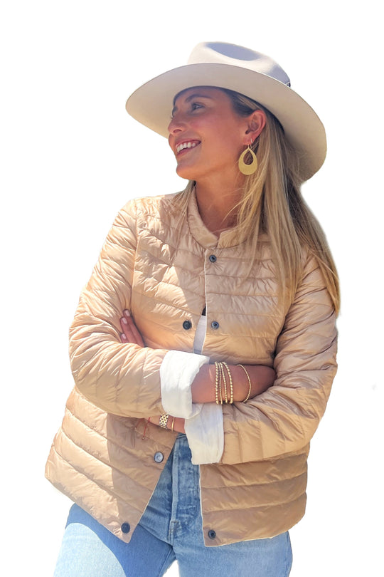 Short Sleeve Down coats and vest for women - Coteslondon – Cotes of London