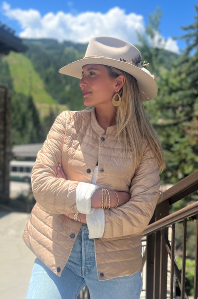 Short Sleeve Down coats and vest for women - Coteslondon – Cotes of London